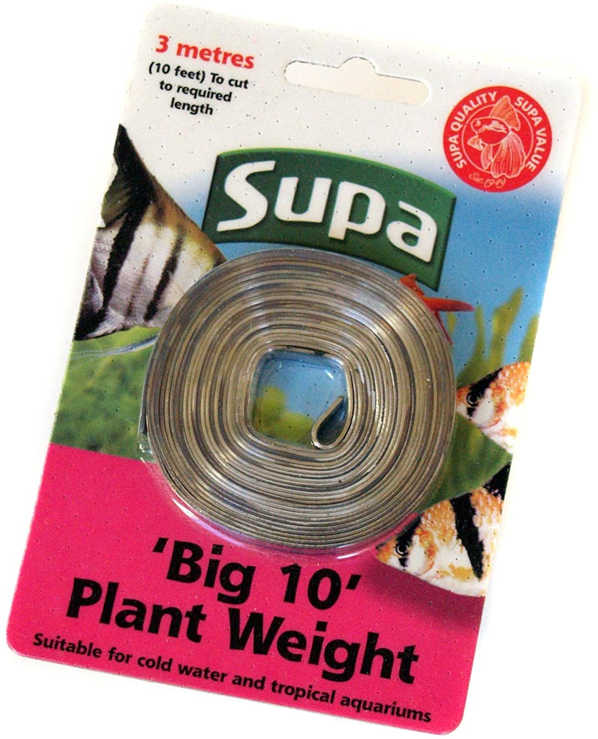 Supa Aquarium Plant Weights - Metal - Big 10 Feet / 3 metres ...