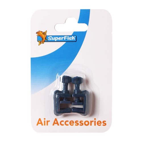 Superfish Airline Clamps - 2 pack - For Aquarium Air Pumps